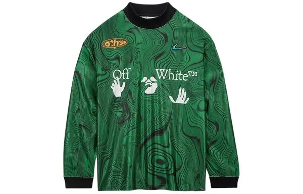 Nike X Off-white All Over Print Long Sleeve Jersey