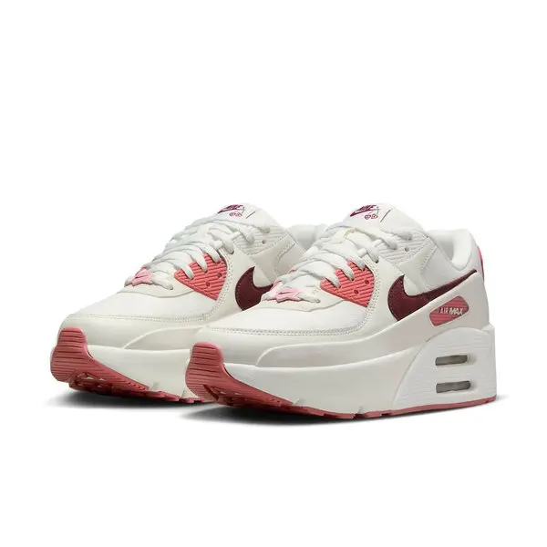 Nike Max 90 Lv8 Se Sneakers - Sail/dark Team Red/adobe