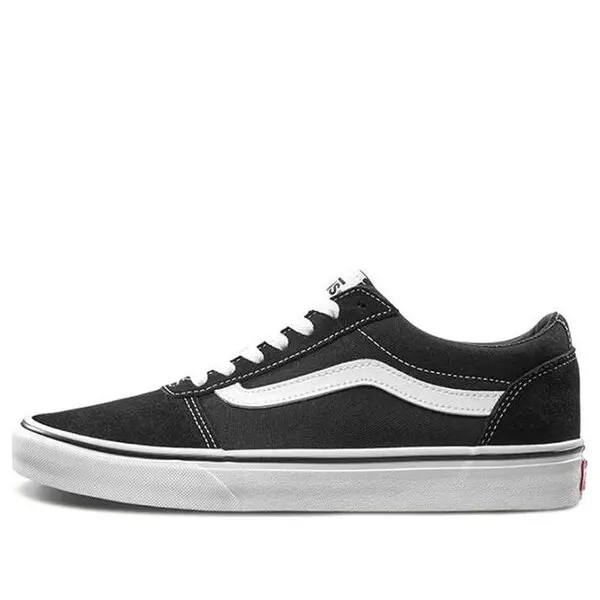VANS Ward Suede Canvas Low Top Sneakers - Black