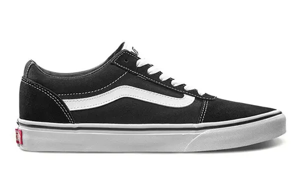 VANS Ward Suede Canvas Low Top Sneakers - Black