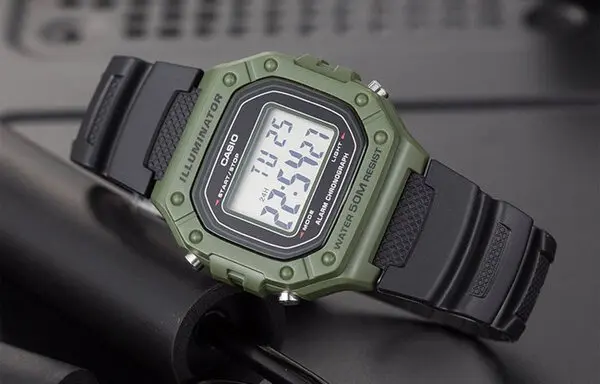 Casio G-shock Digital Watch - Black/green