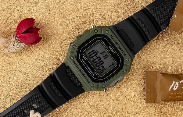 Casio G-shock Digital Watch - Black/green