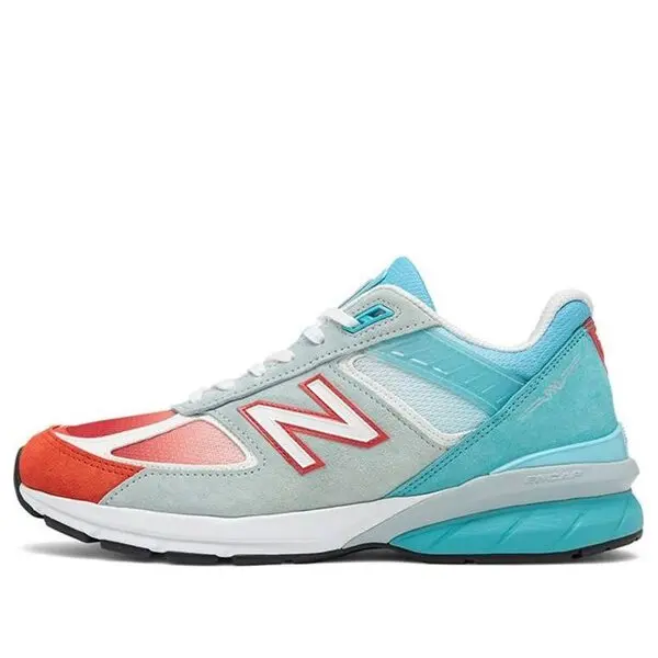 NEW BALANCE 990v5 Made In Usa Athletic Sneakers - Red/blue