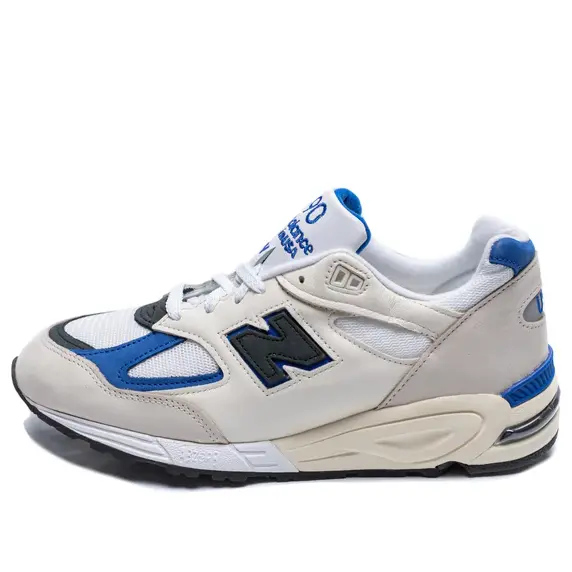 NEW BALANCE Teddy Santis X 990v2 Made In Usa Sneakers - White/blue