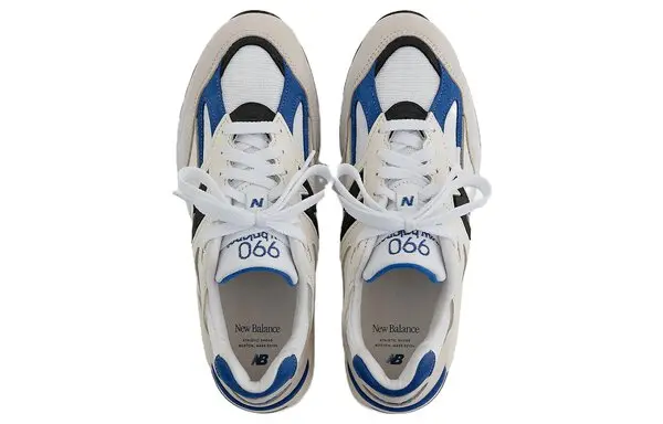 NEW BALANCE Teddy Santis X 990v2 Made In Usa Sneakers - White/blue