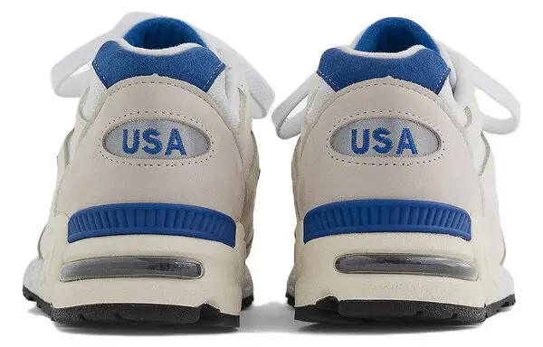 NEW BALANCE Teddy Santis X 990v2 Made In Usa Sneakers - White/blue