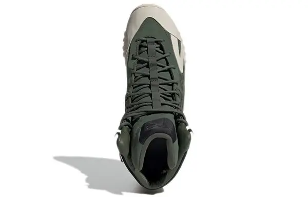 Adidas Y-3 Notoma 'shadow Green' Combat Boots - Green/grey