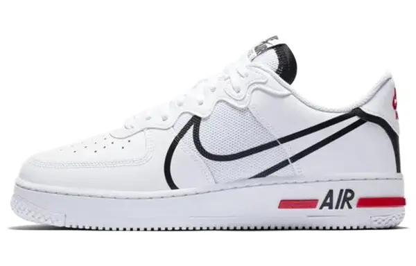 Nike Force 1 React D/ms/x Sneakers - White/black