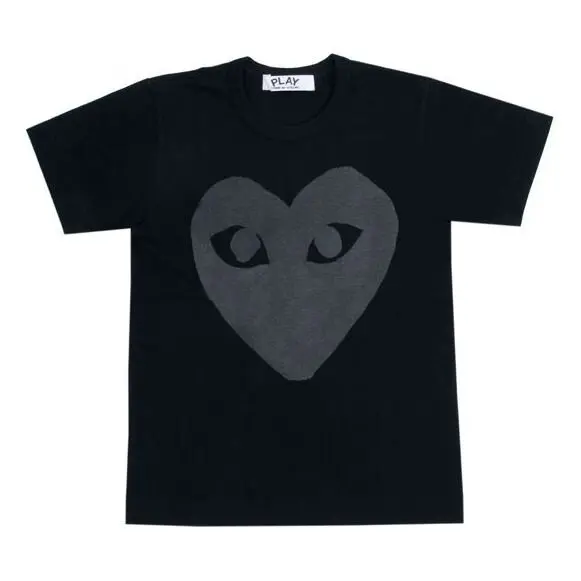 Play Comme Des Garcon Large Short Sleeve - Black