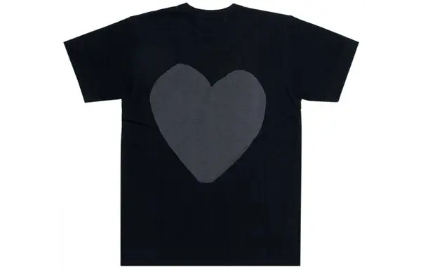 Play Comme Des Garcon Large Short Sleeve - Black