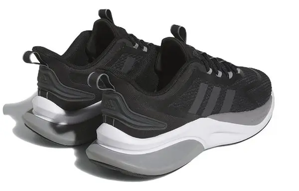 Adidas Alphabounce+ Athletic Sneakers - Black/white/gray