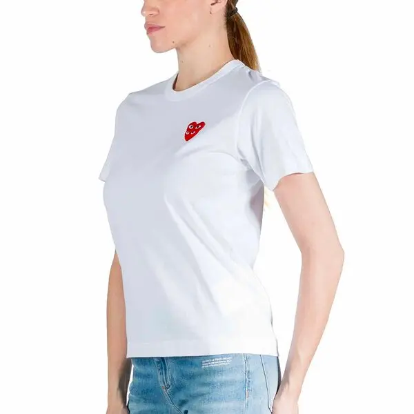 Play Comme Des Garcon Red Heart T-shirt