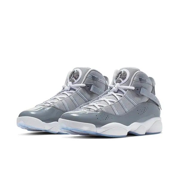 JORDAN Air 6 Rings High-top Sneakers - Wolf Grey/white