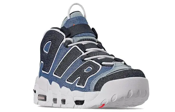 Nike More Uptempo 96 "denim" Sneakers - Black/blue/white