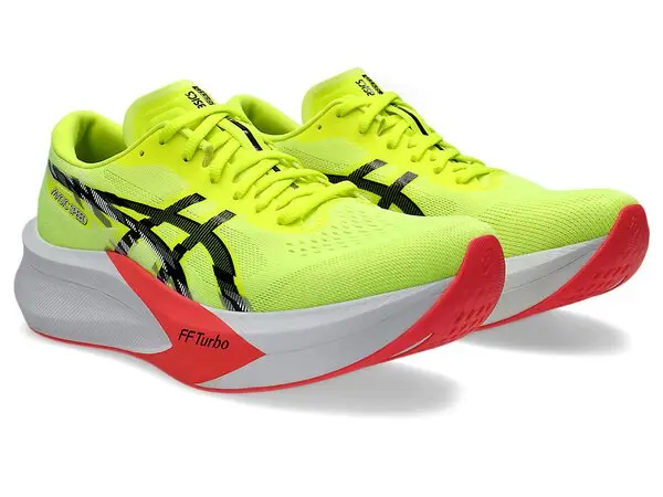 Asics Magic Speed 4 Athletic Sneakers - Yellow/white/orange