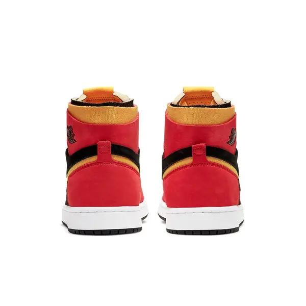 JORDAN 1 High Zoom Comfort High Top Sneakers - Black/chile Red/white