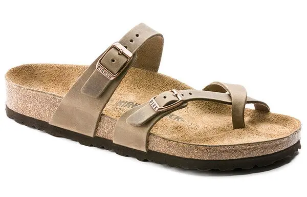 BIRKENSTOCK Mayari Cowhide Sandals - Brown