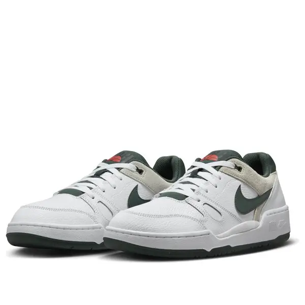 Nike Full Force Low Top Sneakers - White/green