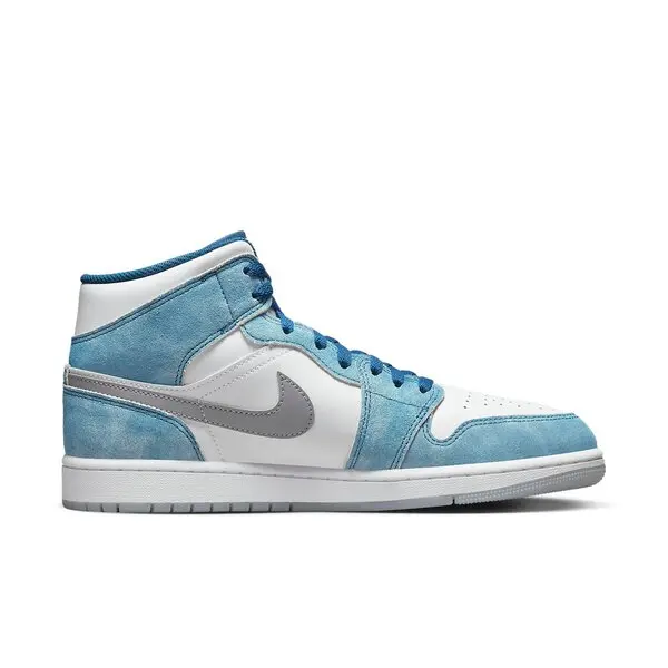 JORDAN 1 Mid Se "french Blue" Sneakers - White/blue