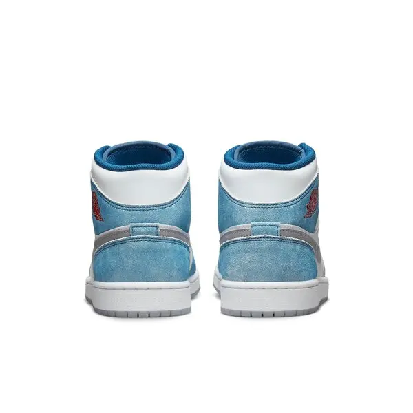 JORDAN 1 Mid Se "french Blue" Sneakers - White/blue