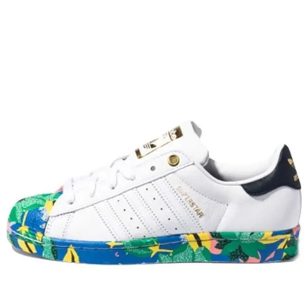 Adidas Her Studio London X Superstar "floral Print - White