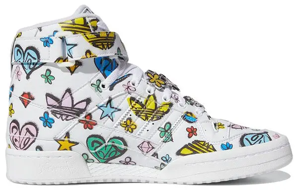 Adidas Jeremy Scott X Forum 84 High "monogram Graffiti
