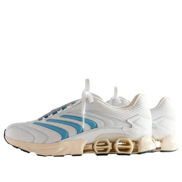 Adidas X Kith Predator Megaride Sneakers - White/blue