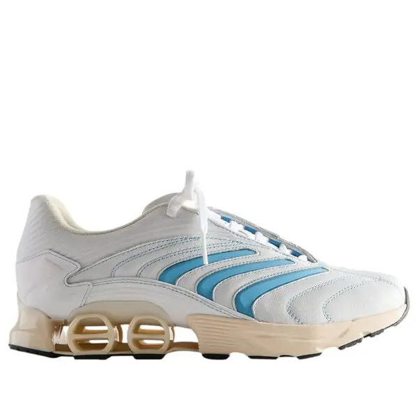 Adidas X Kith Predator Megaride Sneakers - White/blue