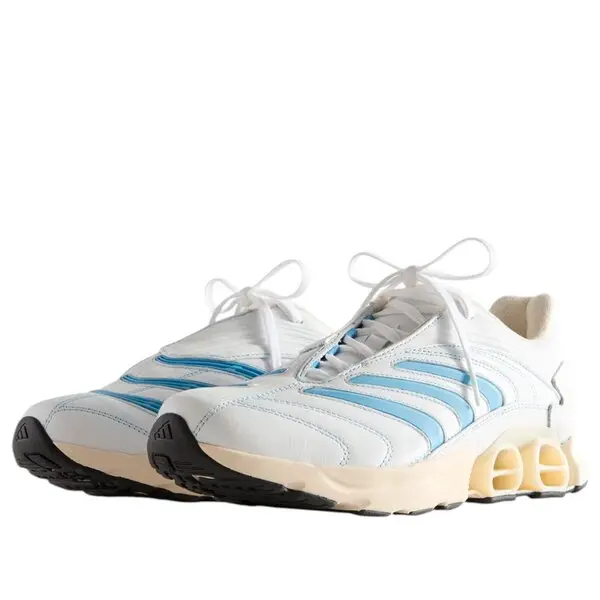 Adidas X Kith Predator Megaride Sneakers - White/blue