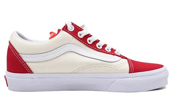 VANS Old Skool Classic Sport Chili Pepper Sneakers - White/red