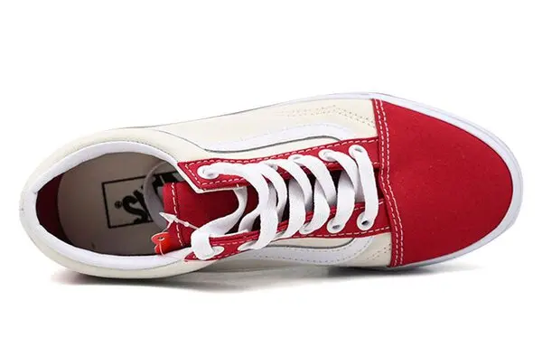 VANS Old Skool Classic Sport Chili Pepper Sneakers - White/red