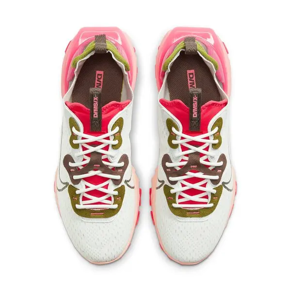 Nike React Vision Sneakers - White/pink/brown