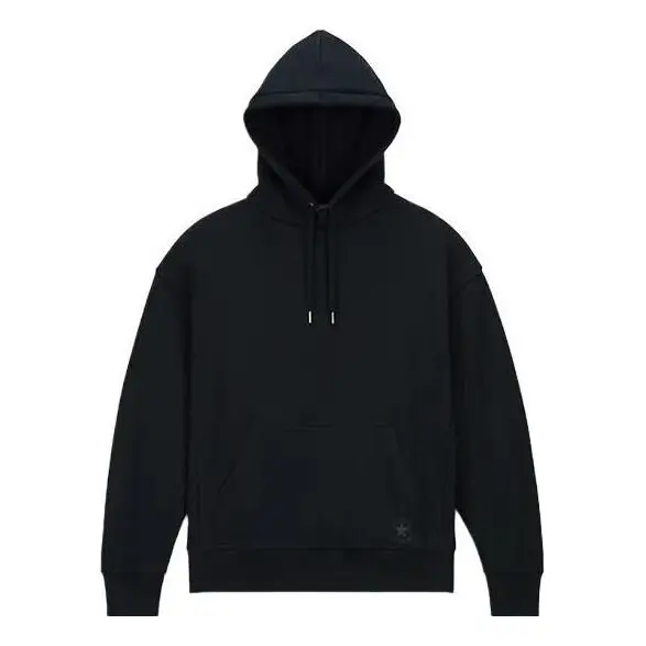 CONVERSE Gold Standard Loose-fit Pullover Hoodie - Black