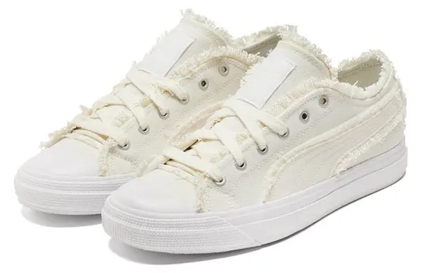 PUMA Capri Raw Cut Sneakers - White