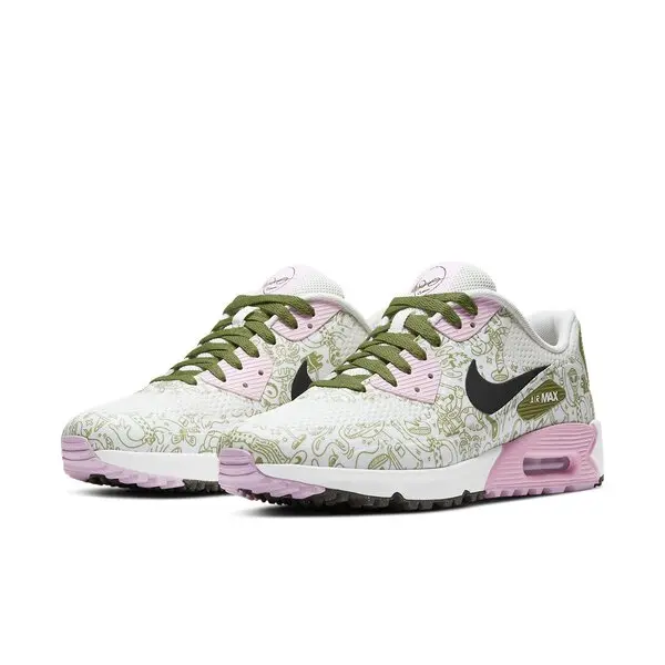 Nike Max 90 Nrg Golf "space" Sneakers - Green/white/pink