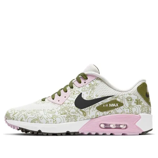 Nike Max 90 Nrg Golf "space" Sneakers - Green/white/pink