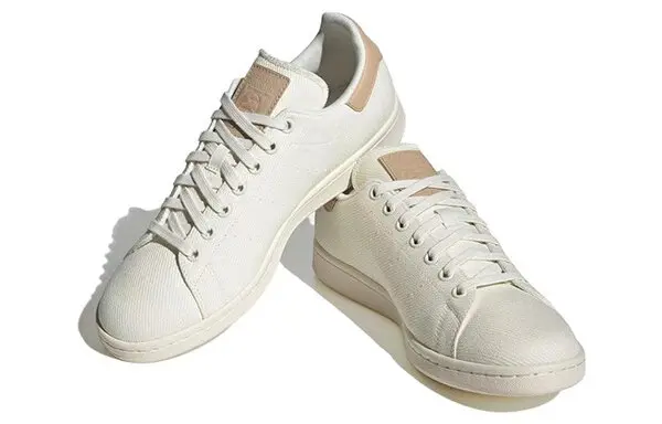 Adidas Originals Stan Smith Lace Up Sneakers - White/khaki