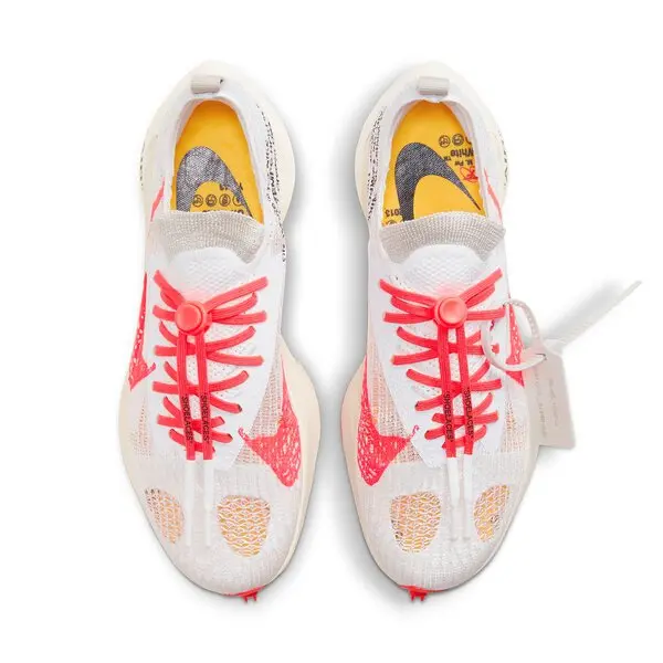 Nike X Off-white Air Zoom Tempo Next% 'white' Sneakers - White/red