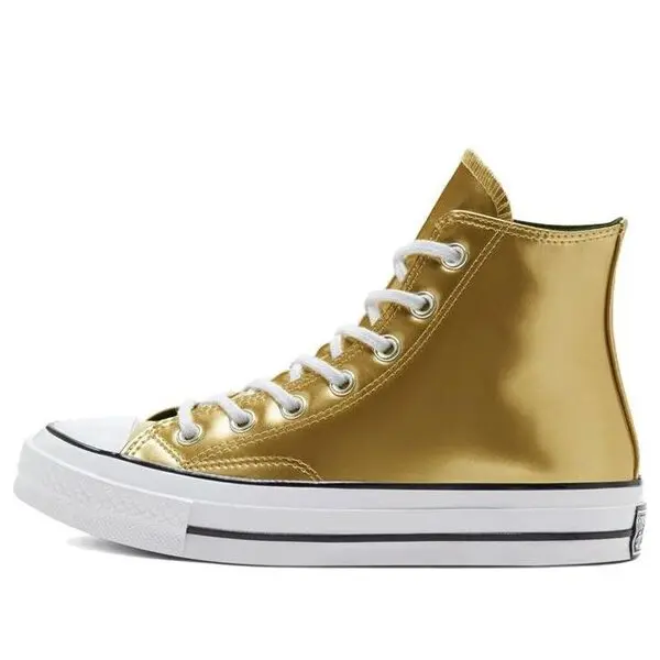 CONVERSE Chuck 70 High Top Sneakers In Metallic - Gold