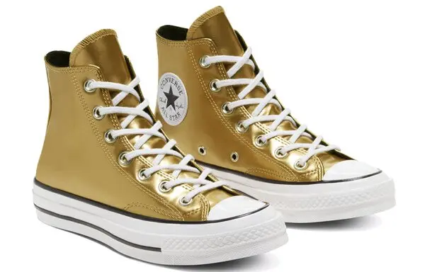 CONVERSE Chuck 70 High Top Sneakers In Metallic