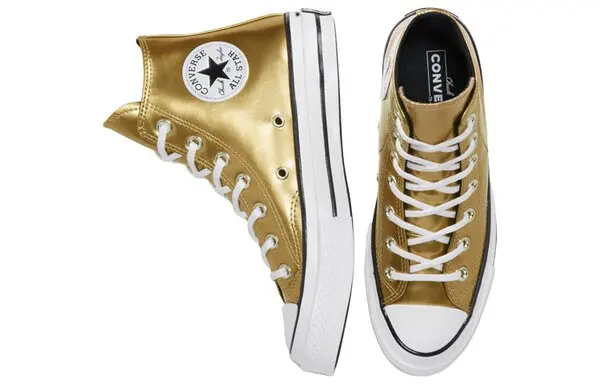 CONVERSE Chuck 70 High Top Sneakers In Metallic