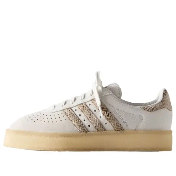 Adidas X Kith Ronnie Fieg X Clarks 8th Street As350 "snakeskin" Sneakers - Crystal White/brown