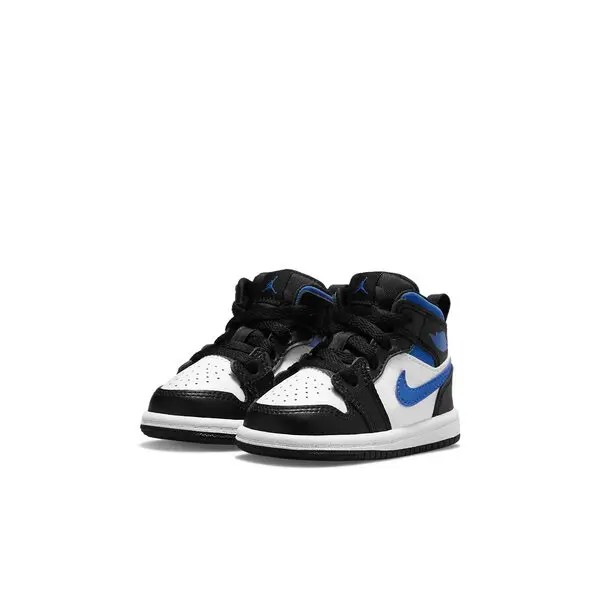 JORDAN Air 1 Mid Toddler Sneakers - Black/blue/white