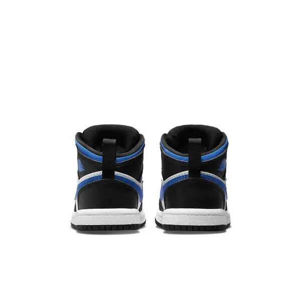 JORDAN Air 1 Mid Toddler Sneakers - Black/blue/white
