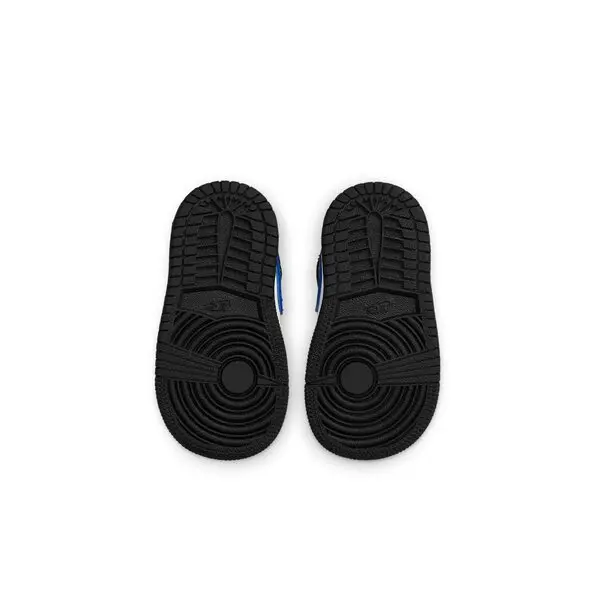 JORDAN Air 1 Mid Toddler Sneakers - Black/blue/white