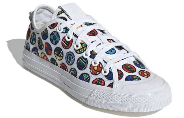 Adidas X Craig Karl Nizza Rf Low Top Sneakers - White/blue/red