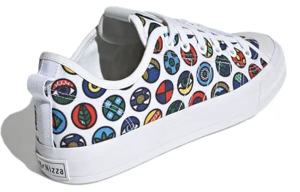Adidas X Craig Karl Nizza Rf Low Top Sneakers - White/blue/red