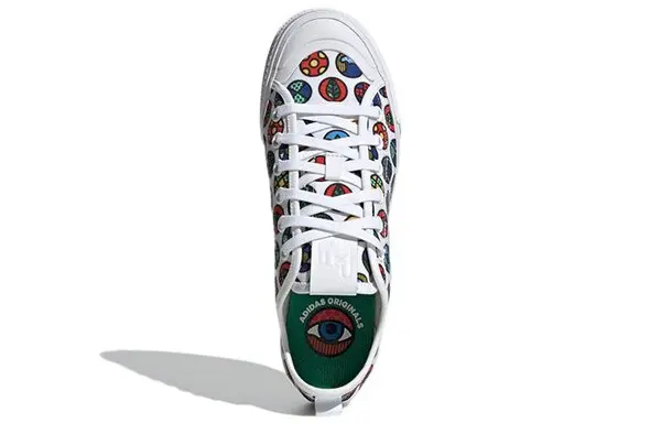 Adidas X Craig Karl Nizza Rf Low Top Sneakers - White/blue/red