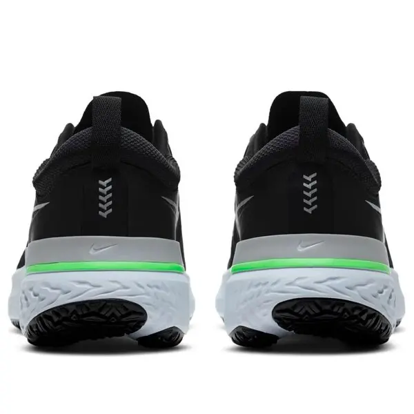 Nike React Miler Shield Sneakers - Gray/black/green