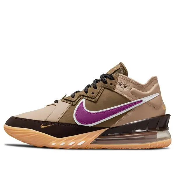 Nike X Atmos Lebron 18 Low 'viotech' Sneakers - Khaki